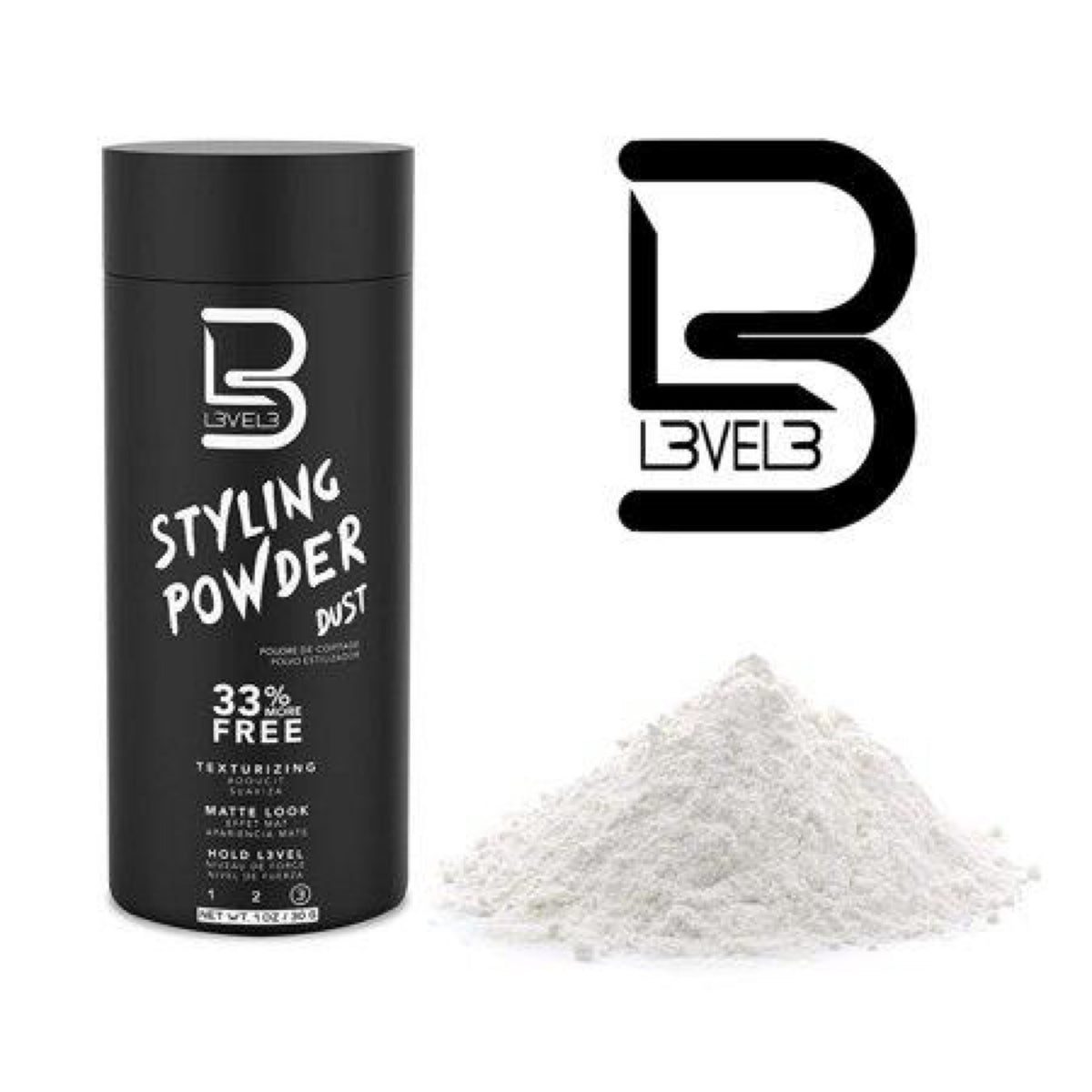 L3 Level 3 Styling Powder - Natural Look Mens Powder – HQ Headquarters